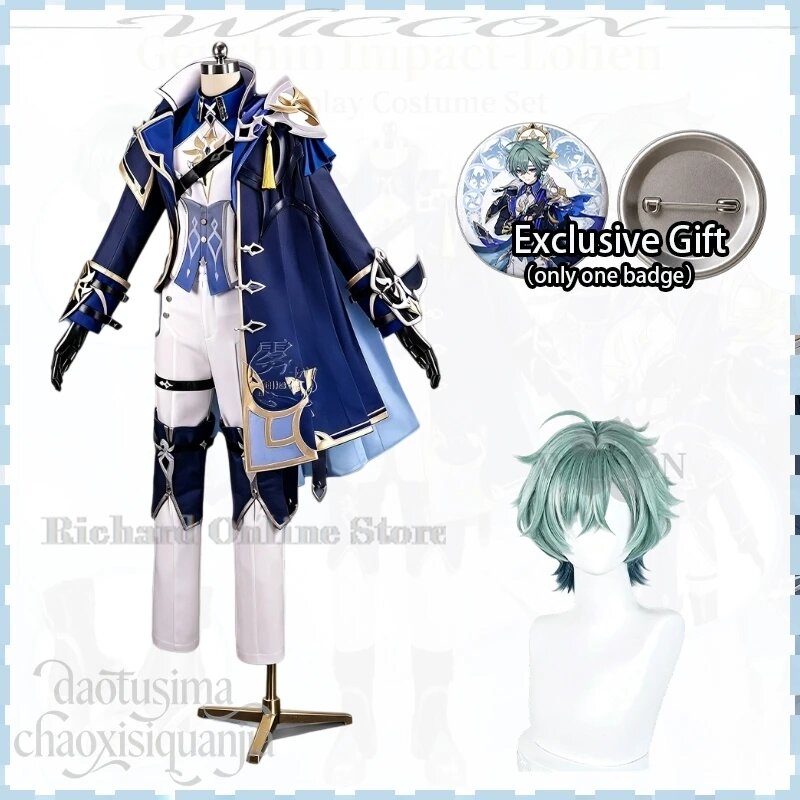 Костюм Genshin Impact Lohen XL, suitwig badge