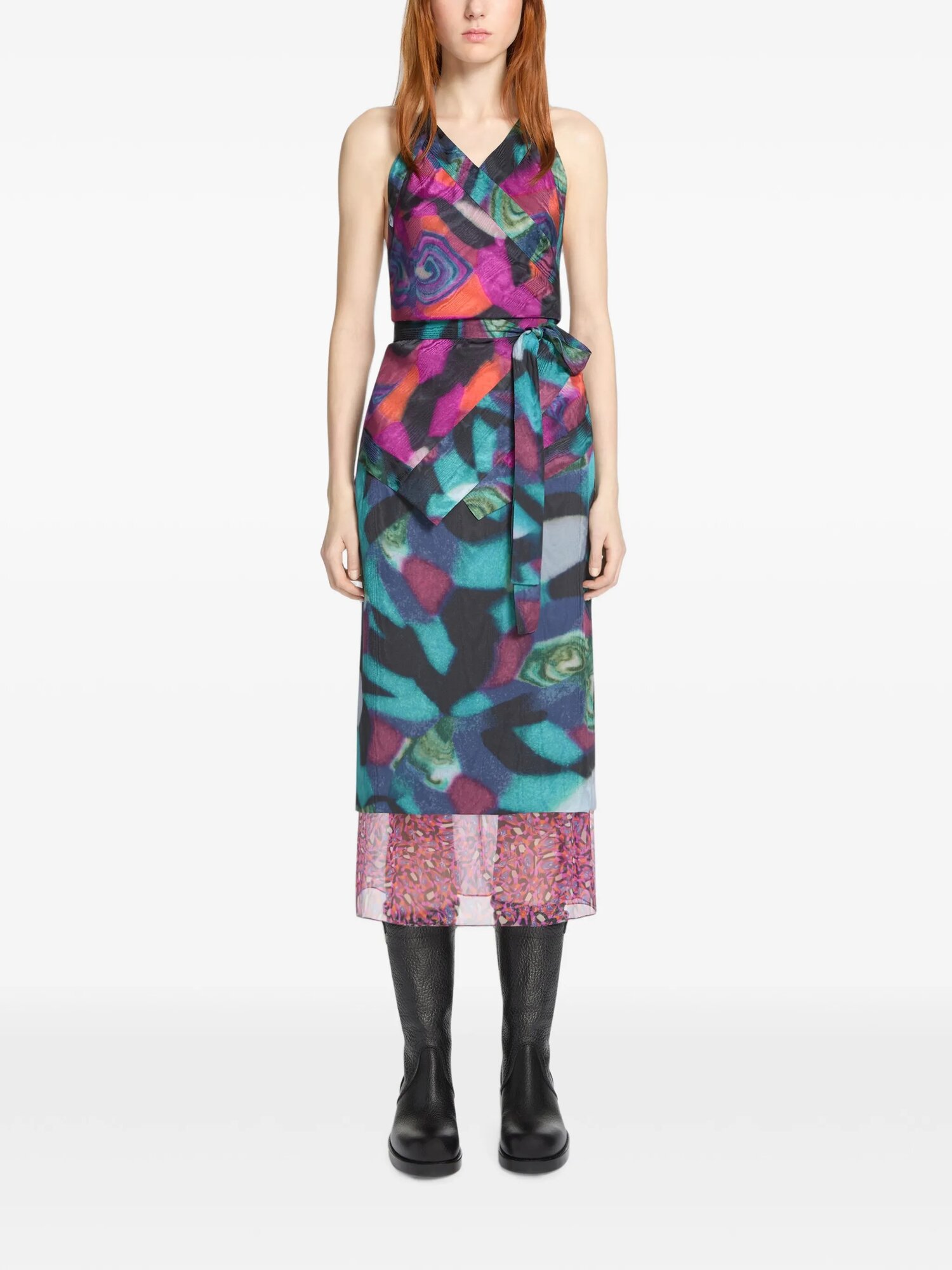 Топ Dries Van Noten, размер 42, черный — фото 1