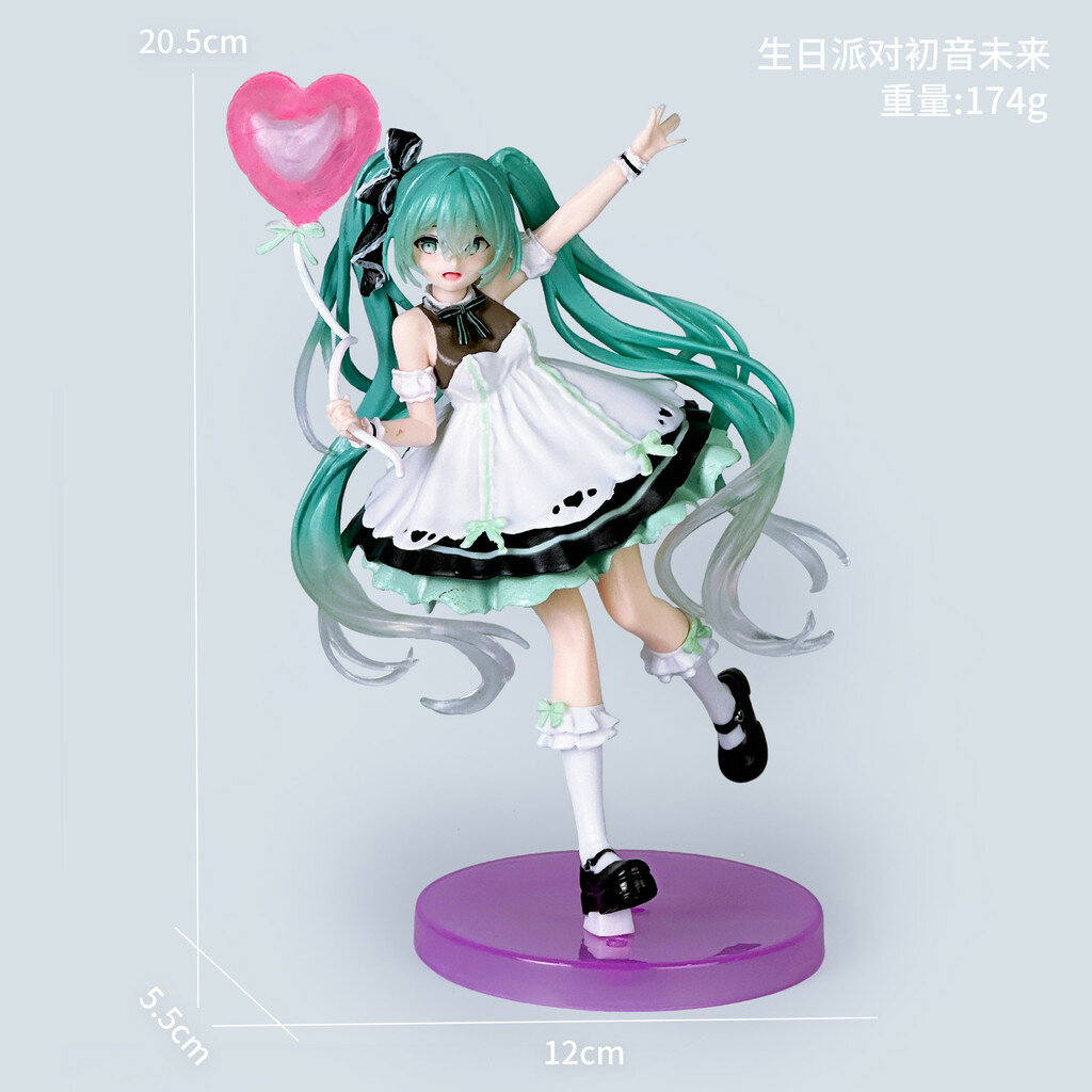 Hatsune miku pvc 3d модель аниме девушка для настольного размещения для отаки и любителей аниме
