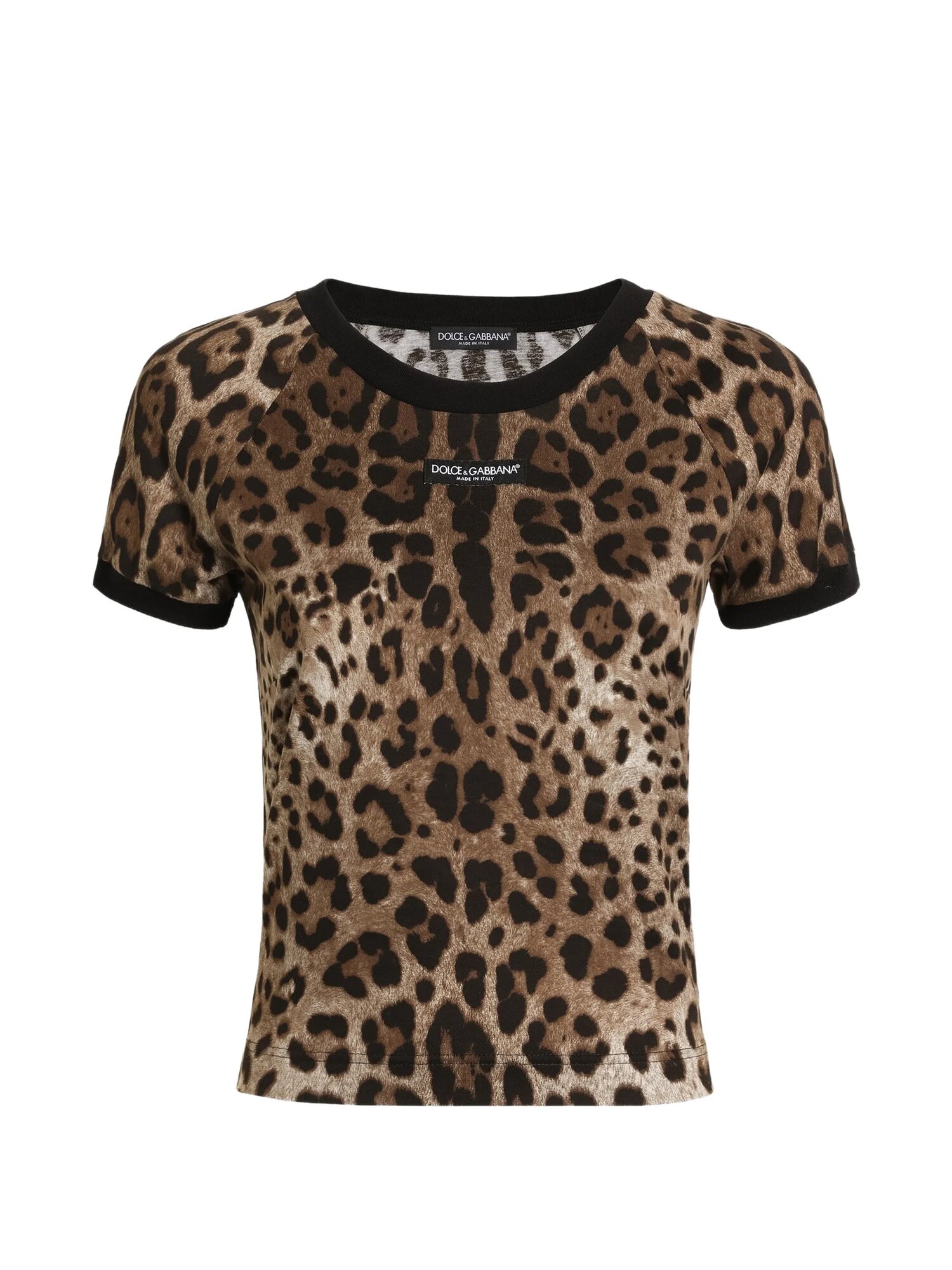 Футболка Leo-print jersey t-shirt