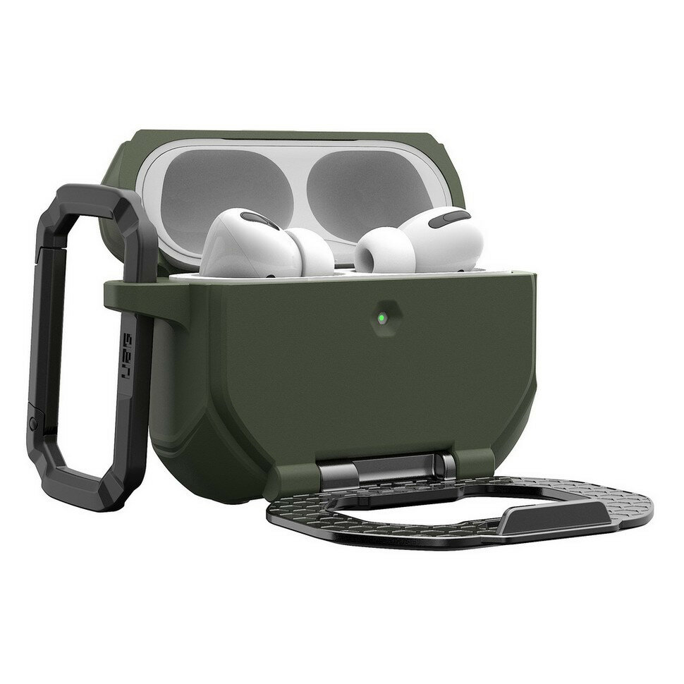 Чехол UAG Monarch Case with Built-in Phone Stand для AirPods Pro 3 (104131117233) Olive Drab/Silver