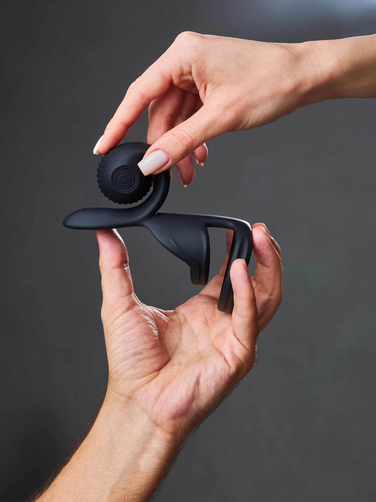 Вибростимулятор SVibe JOVI, с эрекционным кольцом, с двойной вибрацией, дистанционный, влагозащищенный
