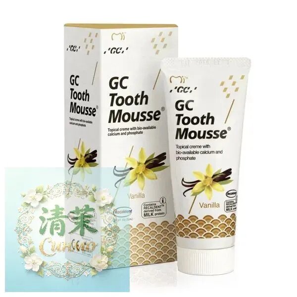 Зубной гель Тус Мусс (Tooth Mousse), для снижения чувствительности, 40г, Ваниль,