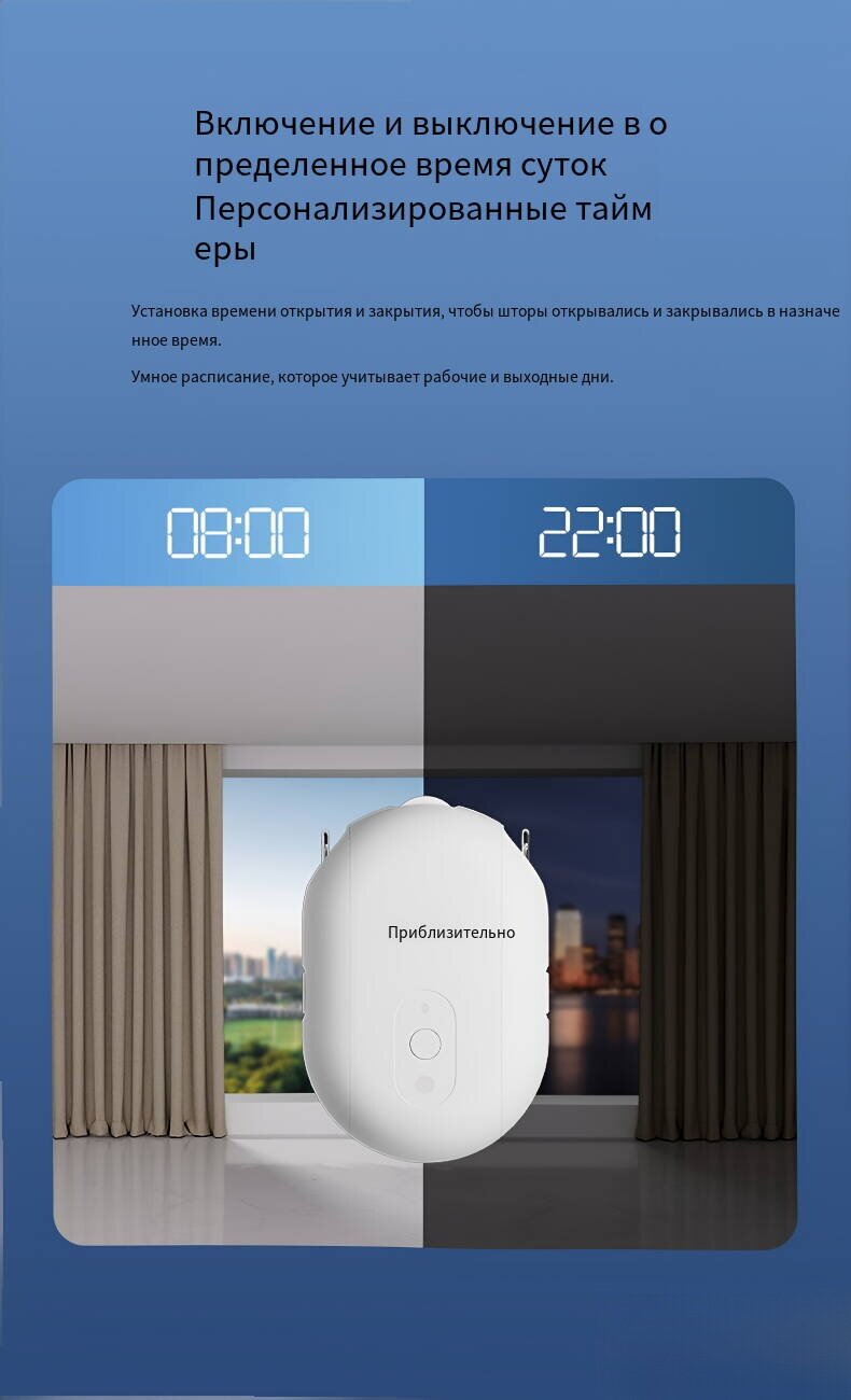 Шторы, управляемые голосом, Bluetooth Mesh, с электроприводом, для умного дома Mijia