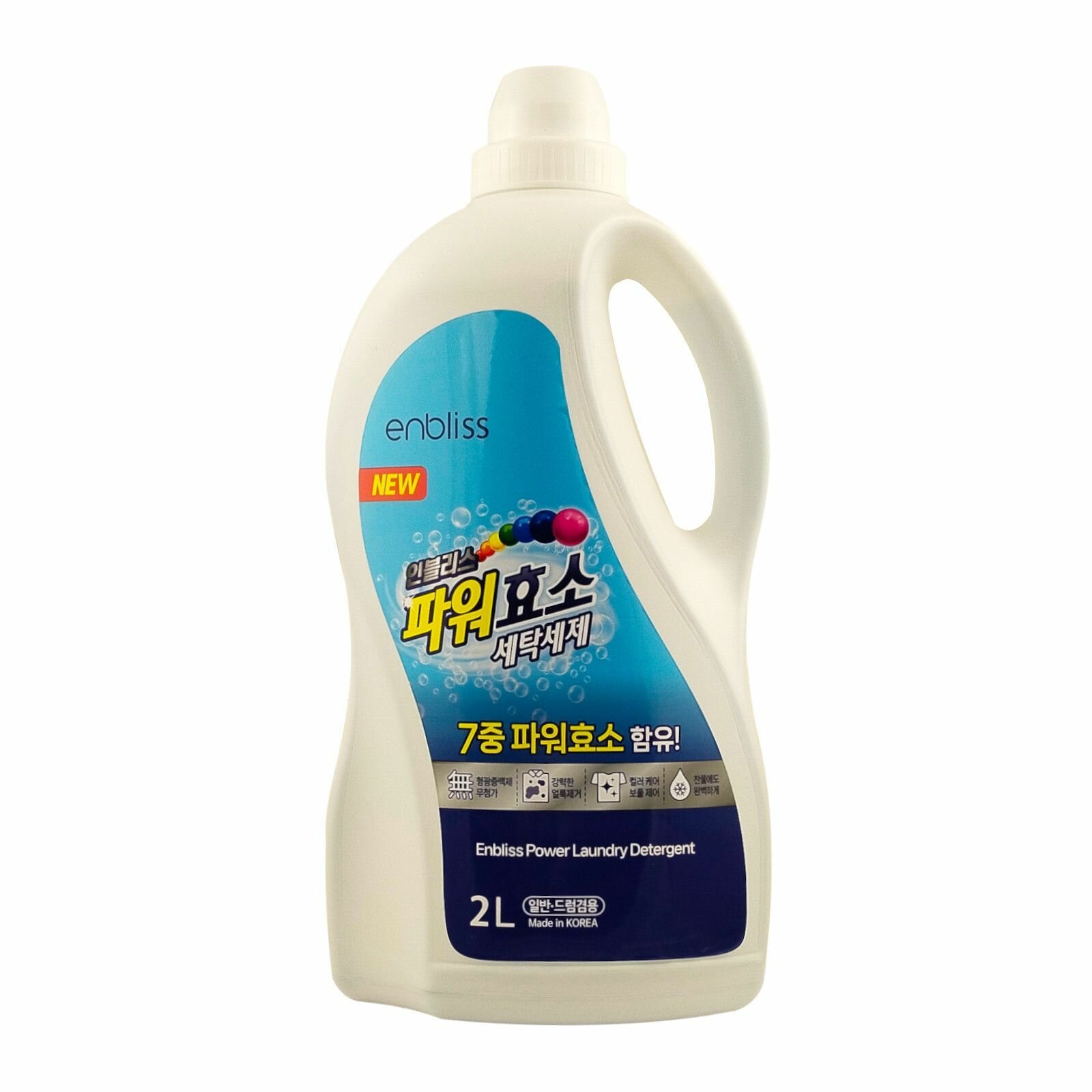 Enbliss Liquid Laundry Detergent Жидкое средство для стирки "Сила 7 ферментов" (для всей семьи), 2 л, арт. 055216_new