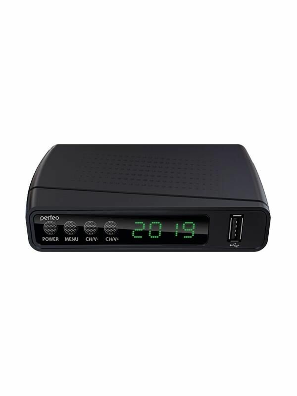 Медиаплеер, ресивер DVB-T2 Perfeo Stream приёмник цифрового ТВ, DVB-C, Wi-Fi, IPTV, HDMI, 2 USB, DolbyDigital