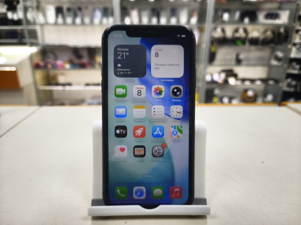 Смартфон Apple iPhone 11 128GB NanoSIM + eSIM Black (Черный)