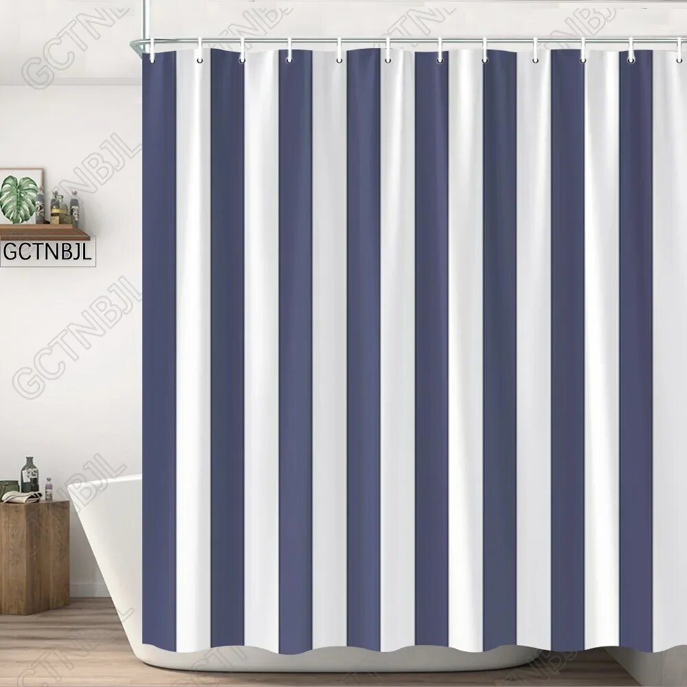 JEJOMEAG Черно-белые шторы для душа из полиэстера 35x70in-90x180cm, 1948XJ