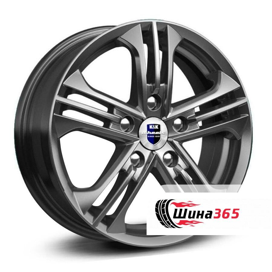 Литой колесный диск КиК Trinity R15 / 6J PCD 5x108 ЕТ 43 ЦО 67.1 HB