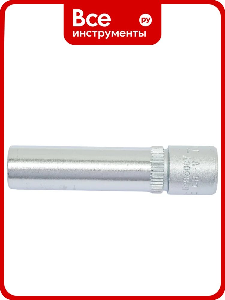 Головка торцевая Force 5295007, CrV, 12 граней, 1/4", 50мм, 7мм