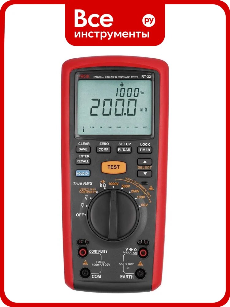 Мегаомметр rt-32 RGK 755252
