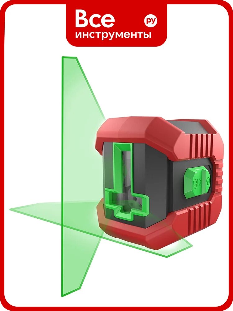 Лазерный нивелир Condtrol QB Green 1-2-304, для решения многочисленных задач процессе ремонтных строительных, резиновый