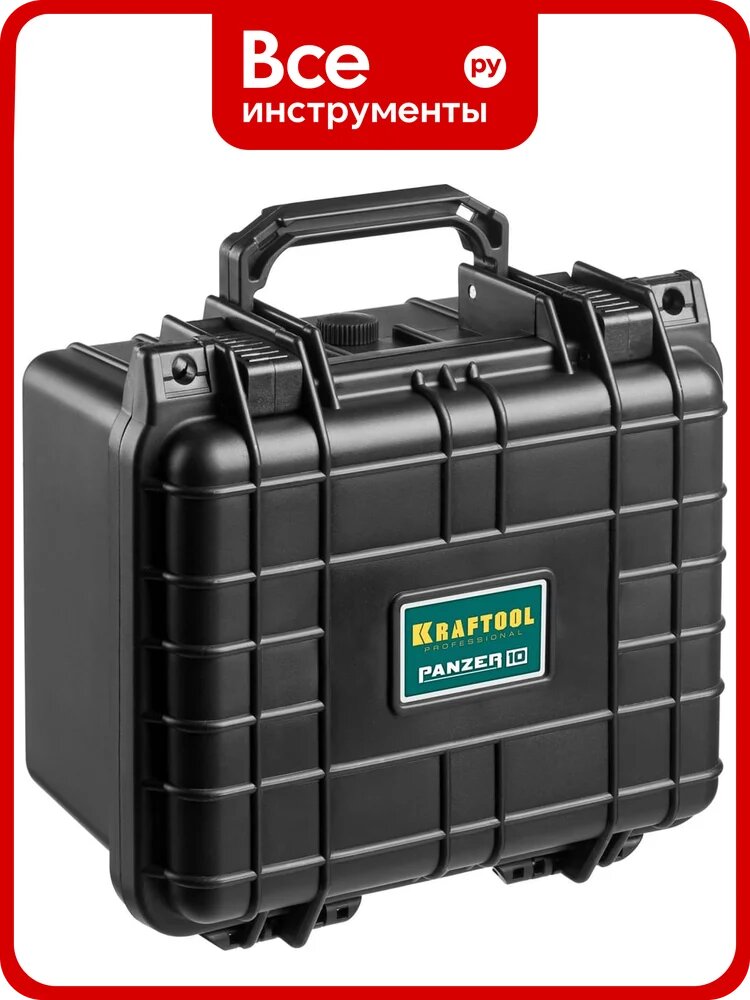 Ударопрочный пластиковый ящик KRAFTOOL Panzer степень защиты IP55, 10 38251-10, для сохранности