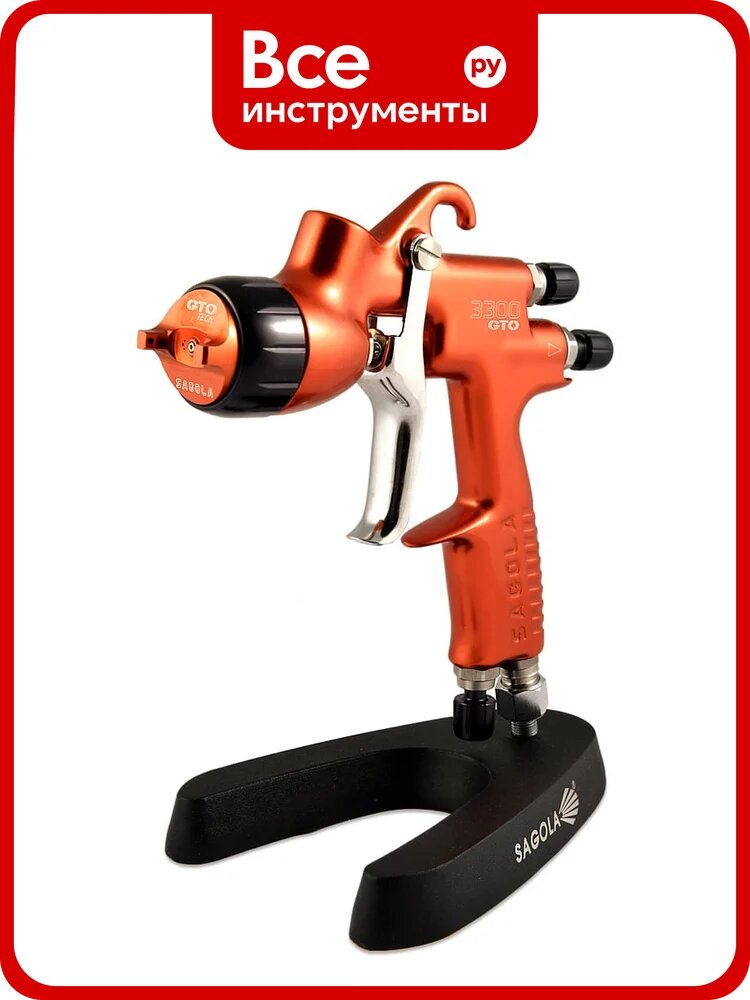 Краскораспылитель Sagola 3300 GTO 1.30 TECH 10141567, металл, пневмокраскопульт, технология