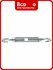 Талреп STARFIX крюк‑крюк HH 10 DIN 1480 SMP-03831-1, из оцинкованной стали, стан...