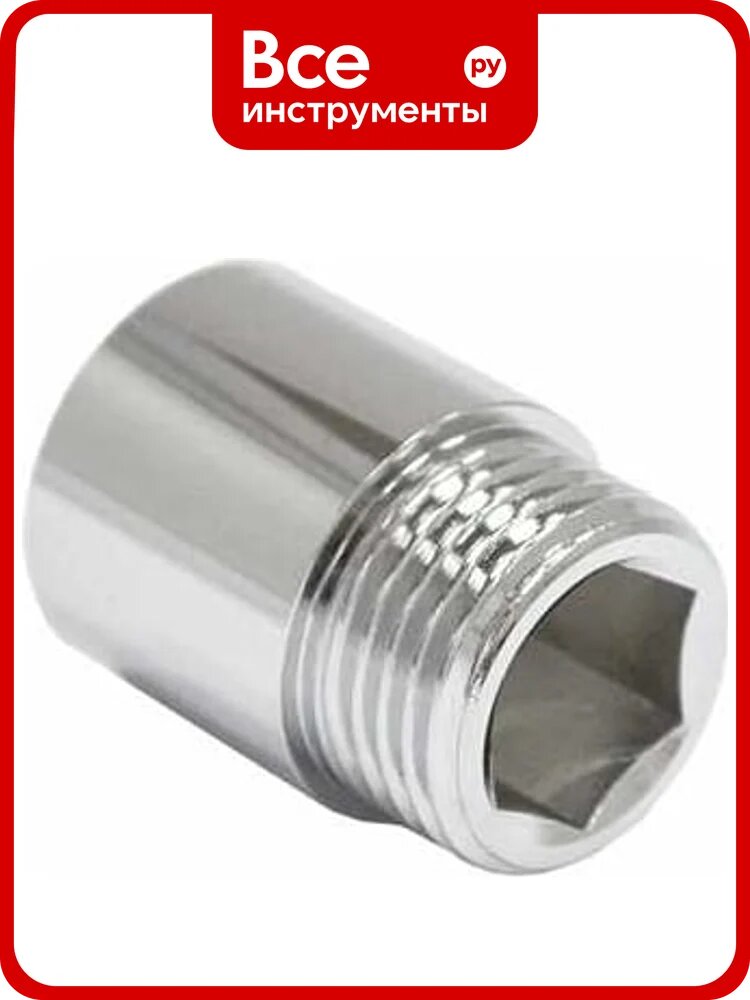 Удлинитель STI 1/2x15 никелированный 3212