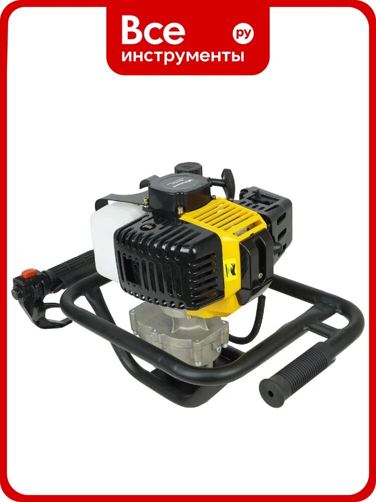 Мотобур Habert HD-520W, 2-тактный двигатель, мощность 1.9 л. с, без шнека