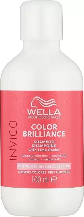 Wella INVIGO Color Brilliance FINE - Шампунь для окрашенных нормальных и тонких волос 100мл