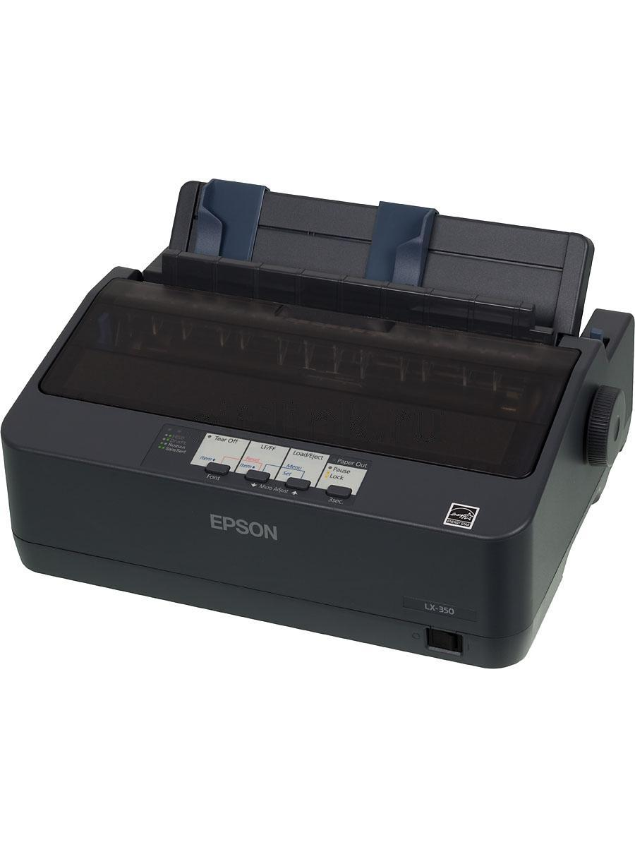 Принтер матричный Epson LX-350 черно-белый A4