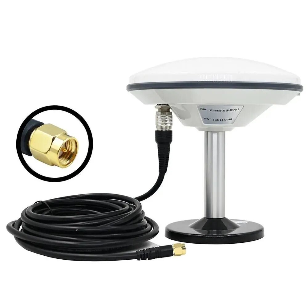 1 x GNSS антенна1 x магнитное основание1 x 5-метровый сигнальный кабель