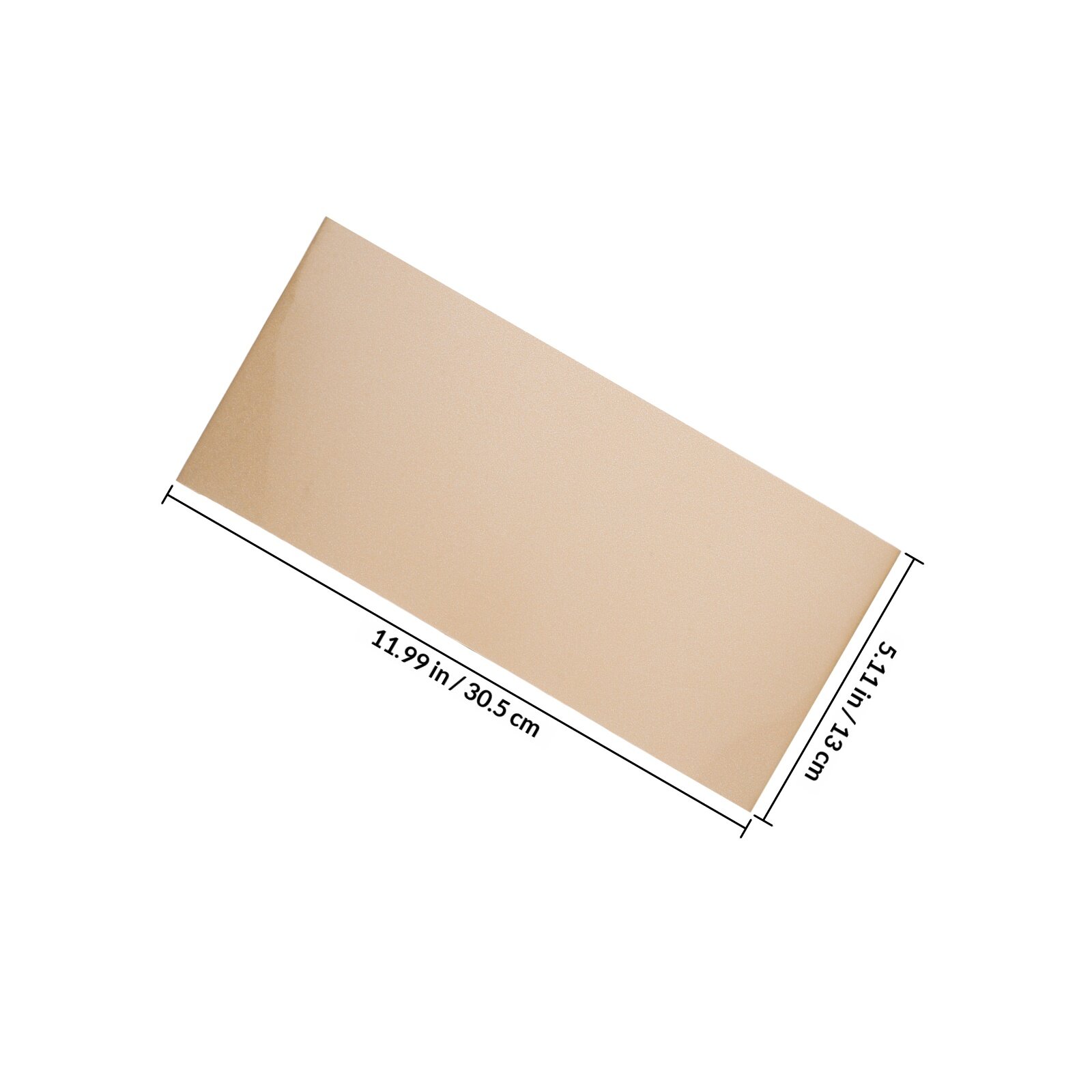 Металлическая Табличка Для Двери Офиса Золотой 30.50X13.00X2.50Cm
