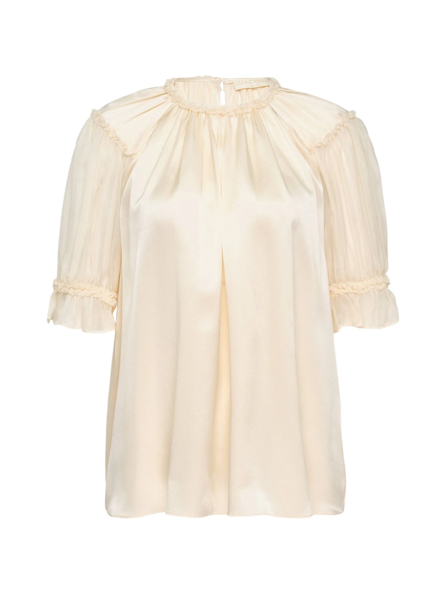 Топ Alina ruffled silk top