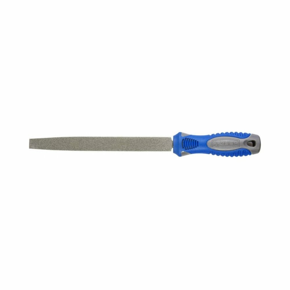 Напильник Зубр плоский, P 120, 200мм 33390-200-120