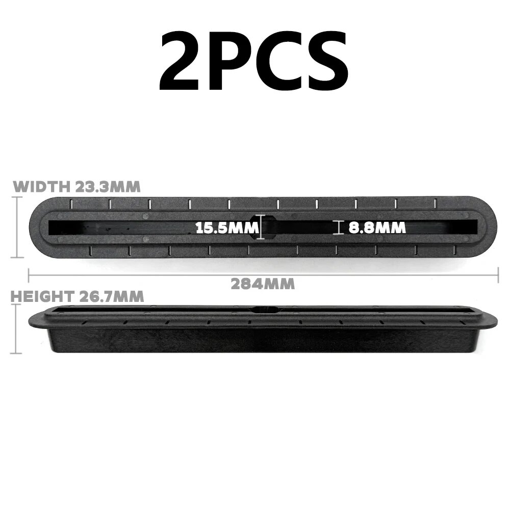 Коробка для плавников серфинга UICE Black 2pcs