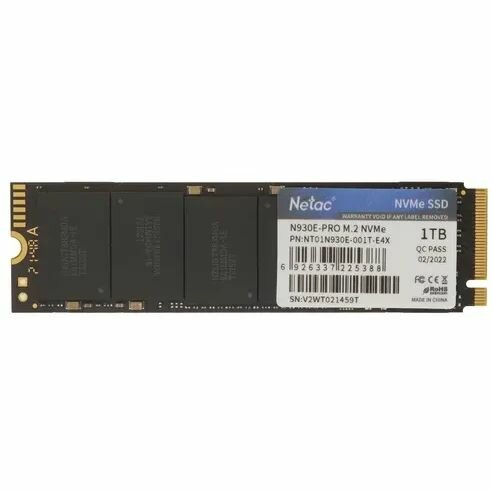 SSD-накопитель Netac NT01N930E-001T-E4X 1 ТБ — фото 1