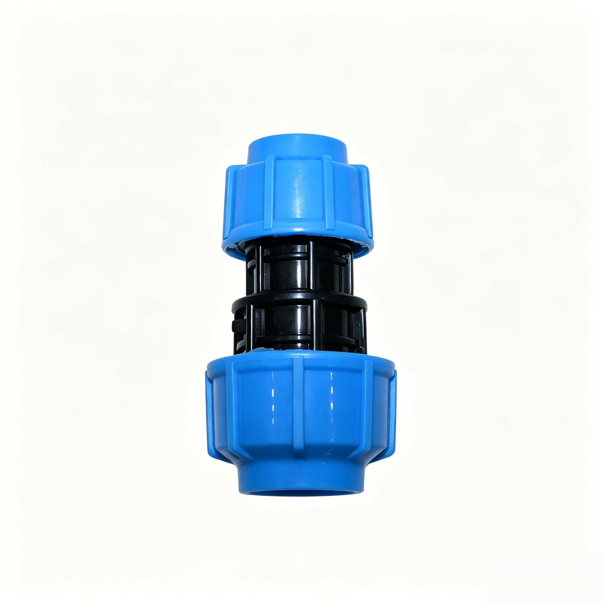 PE переходная муфта-редукция 1.26" x 0.98" HDPE, быстросъемное соединение, без пайки, коррозионностойкая, установка без отключения воды