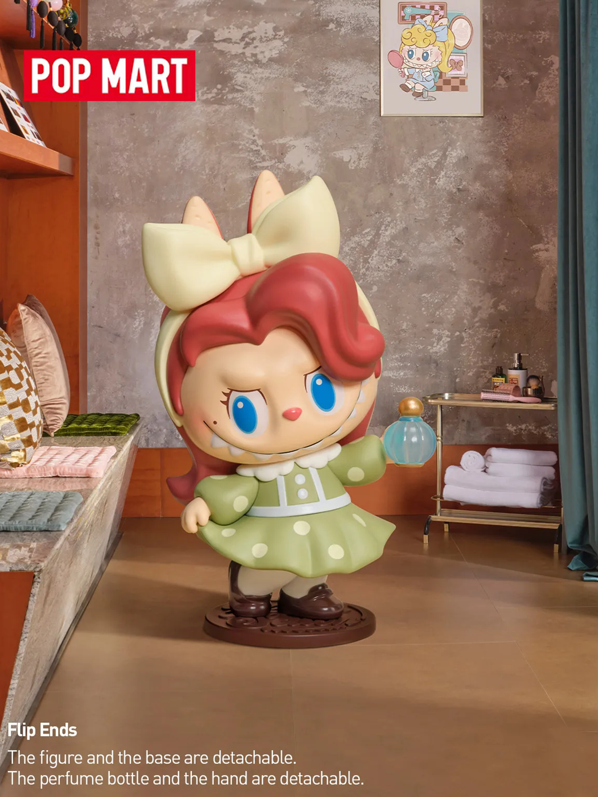 Коллекционная фигурка POP MART THE MONSTERS Hair Salon Series Figures-Flip Ends，пластик
