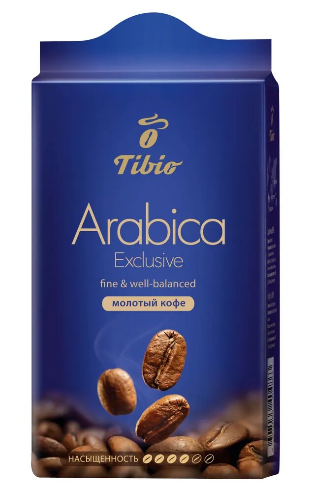Кофе Тибио Арабика Эксклюзив молотый 250г