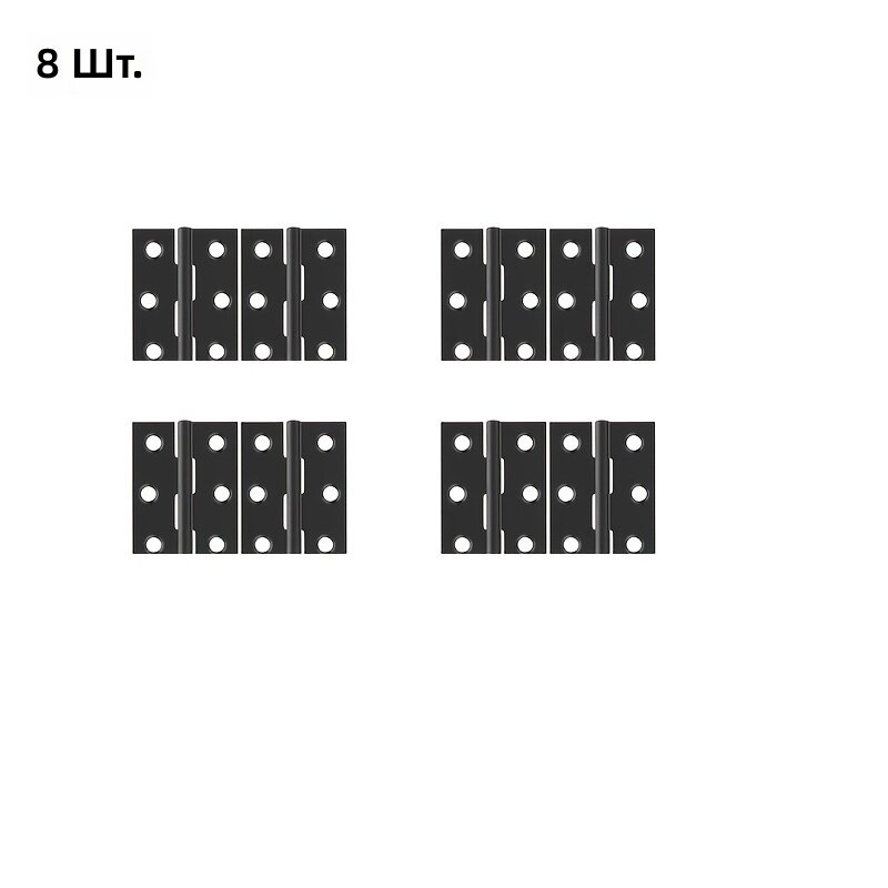 8 шт. маленькие дверные петли из нержавеющей стали, 2 дюйма, складные оконные петли, мебельная фурнитура