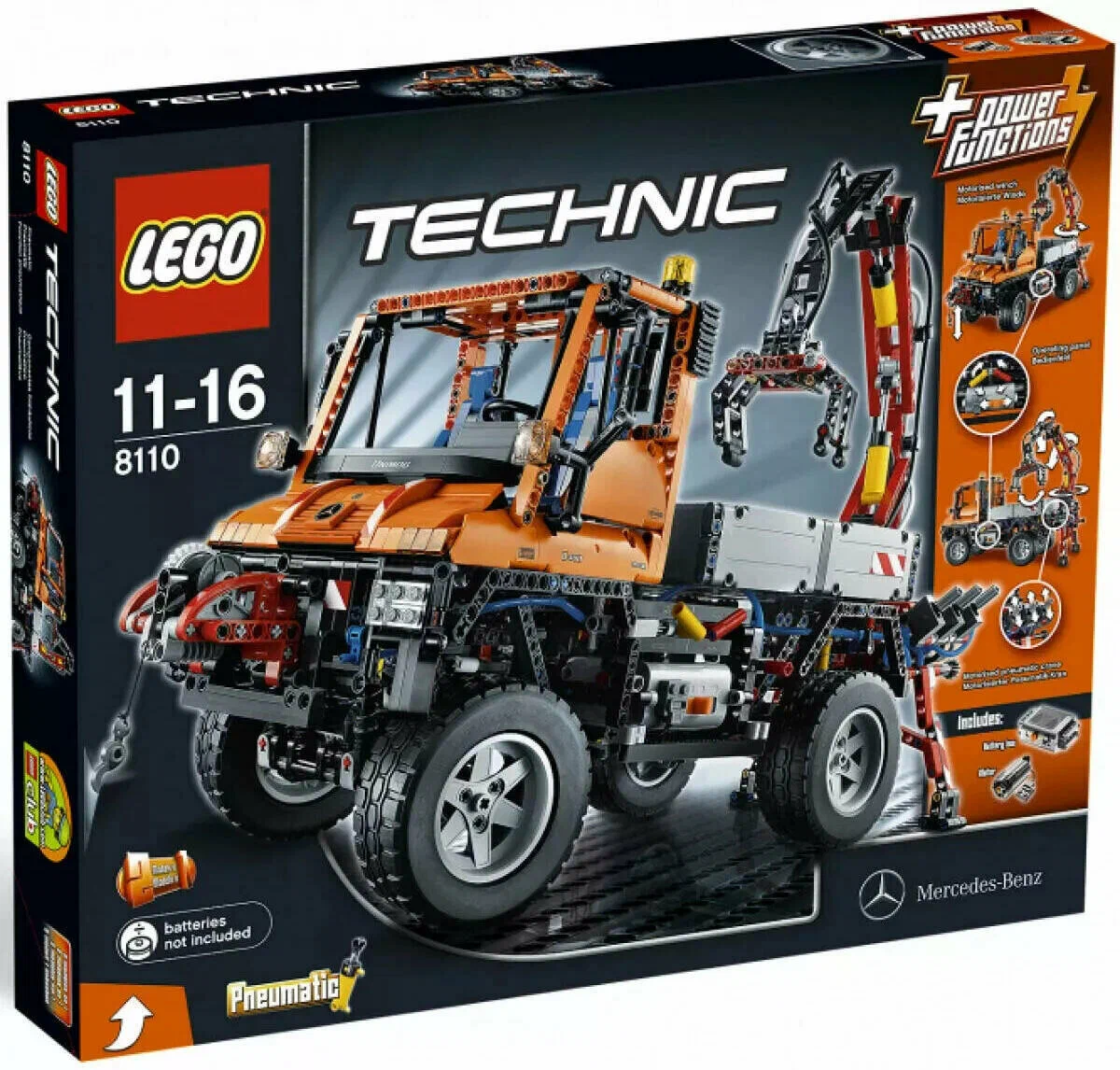 Конструктор Technic 8110 Унимог U400, 2048 деталей