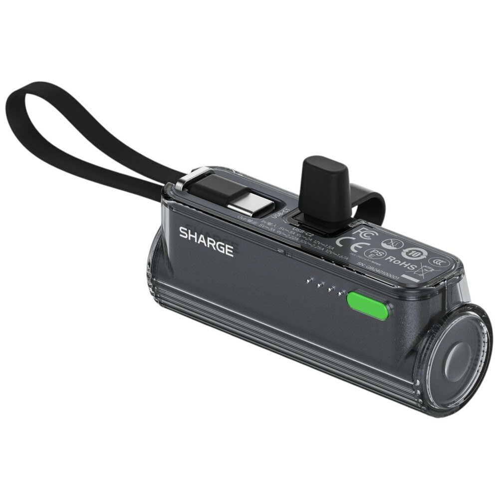 Внешний аккумулятор Sharge Flow Mini 2 5000 мАч 22.5W чёрный