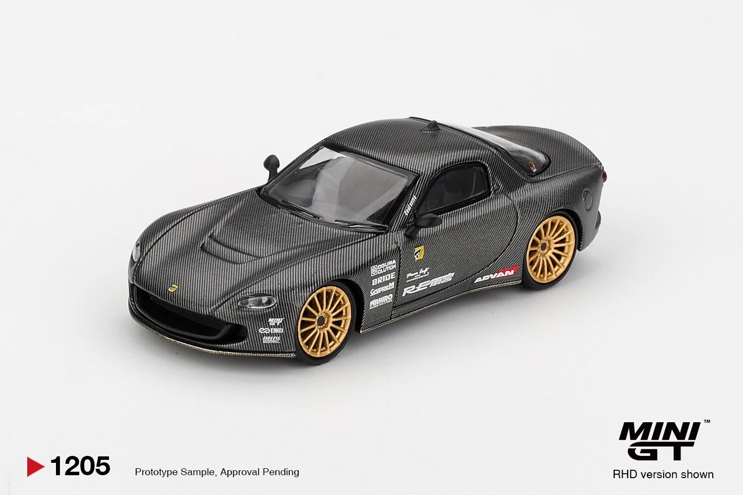 MINIGT 1/64 Mazda RX-7 RE-Amemiya Matsukiyo KOKU 3 Chevrolet Corvette Z06 GT3. R # Коллекция из 4 литых под давлением моделей автомобилей из сплава