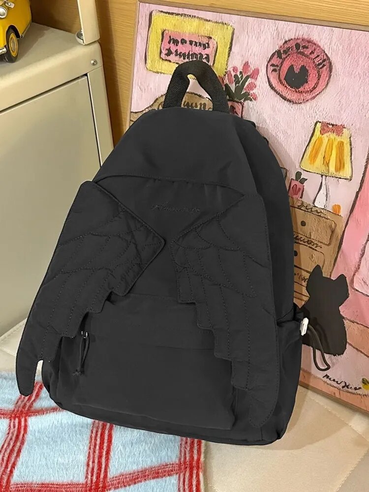 Y2K Рюкзак женский нейлон 27x31x12 см повседневный
