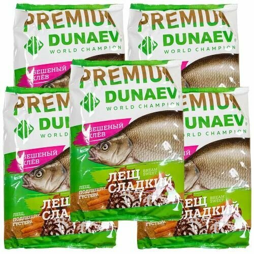 Прикормка Dunaev Premium Лещ сладкий 5кг.