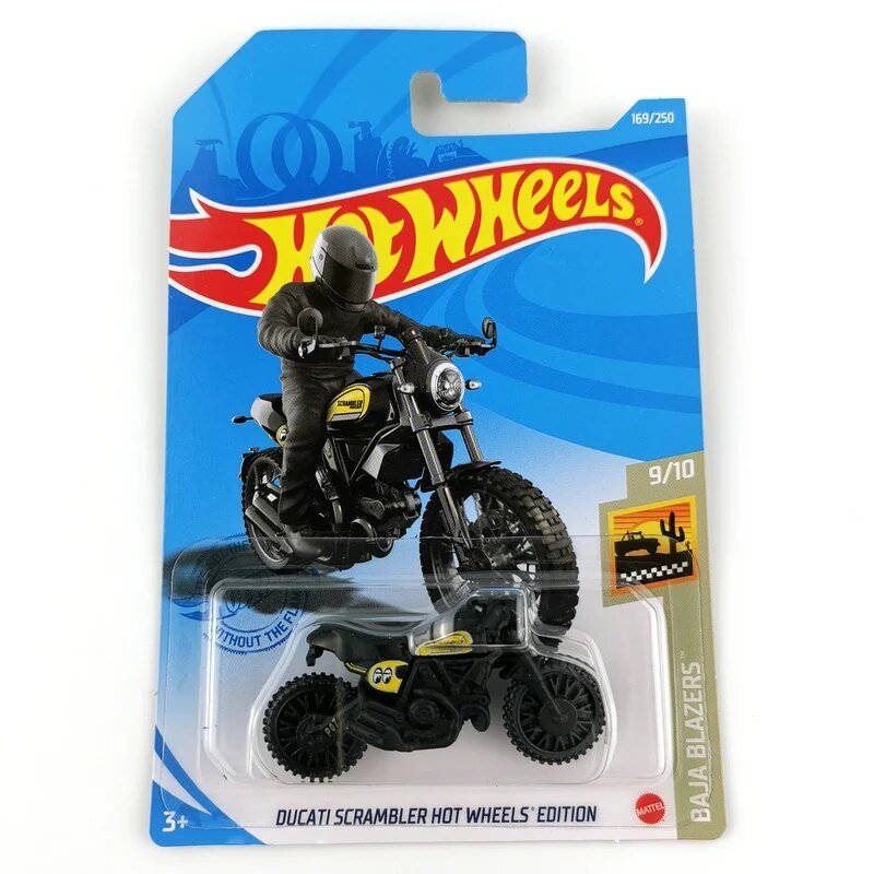 Hot Wheels Ducati Scrambler, черный