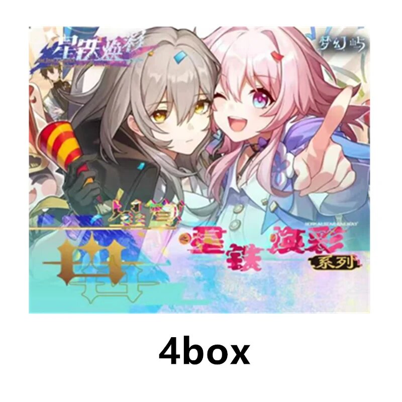 Коллекционные карты Honkai Star Rail: серия «Звездная Железная Иризация» C-4box