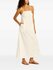 Платье Seafolly Embroidered spaghetti-strap maxi dress, размер 46, white