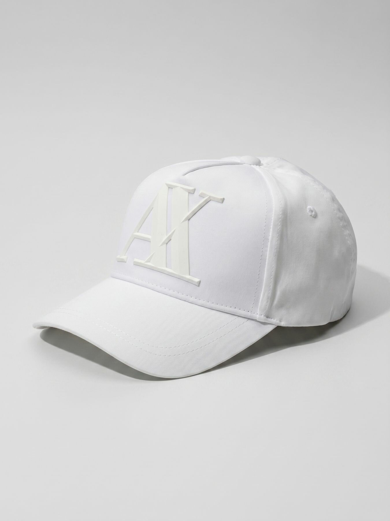 Бейсболка Armani Exchange для мужчин, размер Б/Р, белый, — фото 1