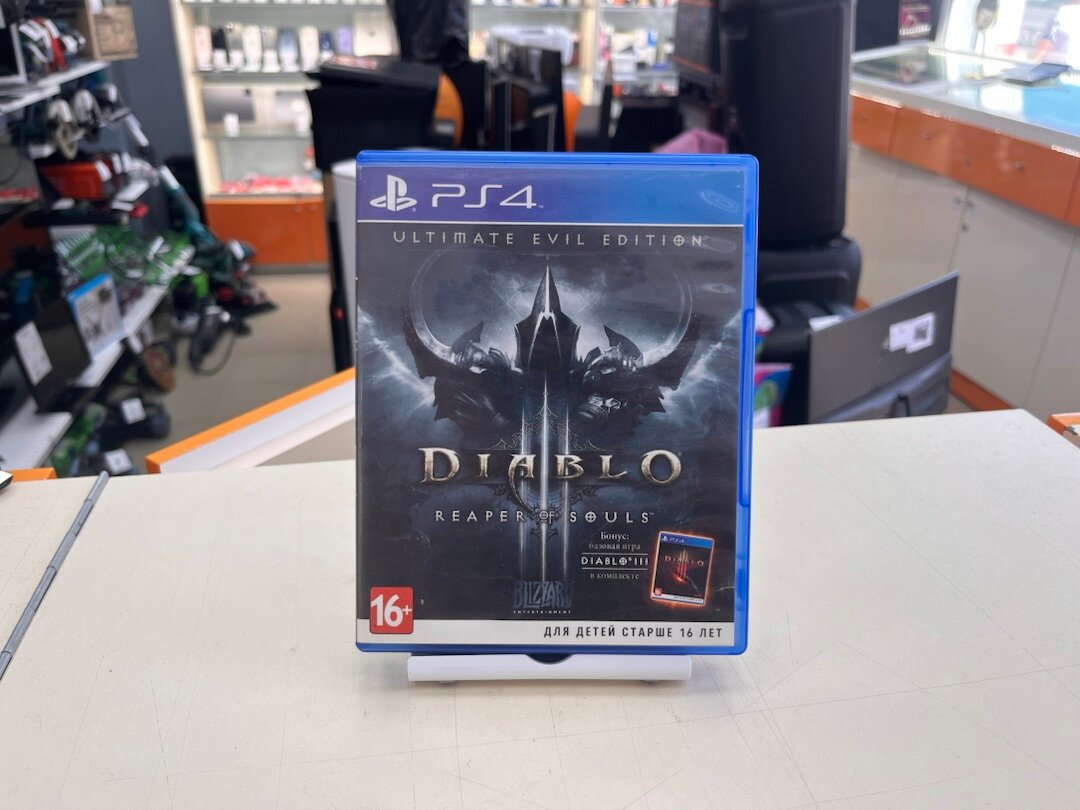 Игра Diablo 3 Reaper of Souls. Ultimate Evil Edition (Playstation 4, Русская версия), б/у