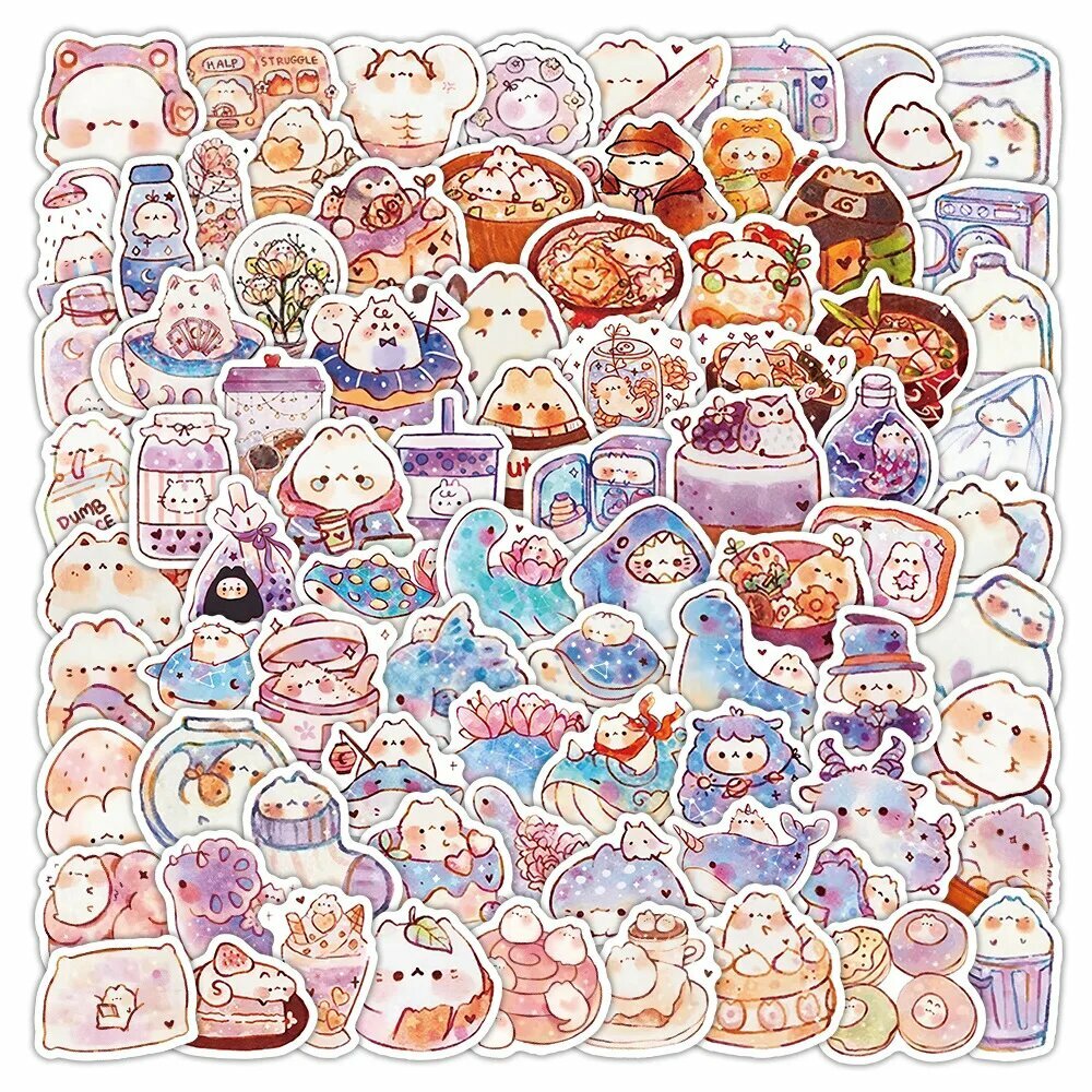 Набор стикеров GOGOTU с животными, 50PCS