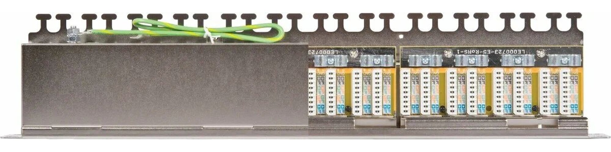 Патч-панель NIKOMAX NMC-RP24SA2-1U-MT, серебристая, 24 контакта IDC, экранированная