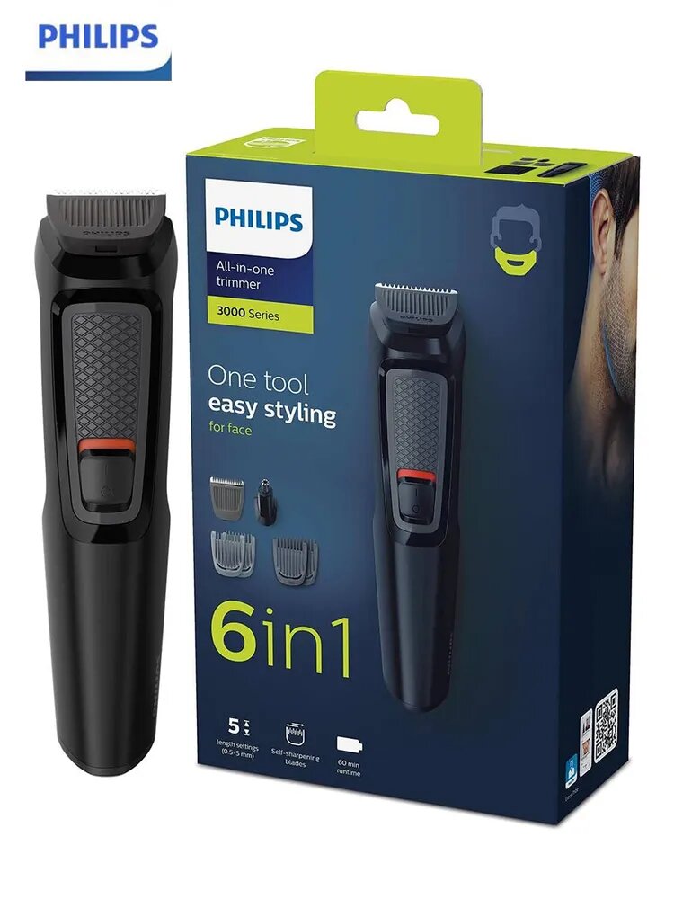 Philips Машинка для стрижки MG3710, черный
