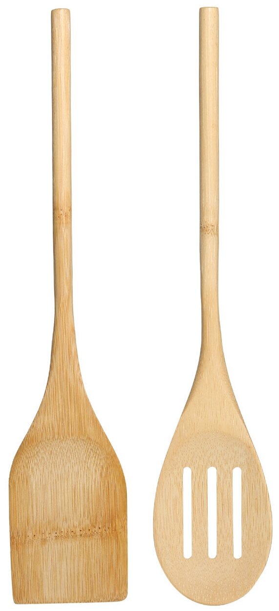 Набор бамбуковых лопаток, 2 штуки, от Wood Kitchen, Kuchenland