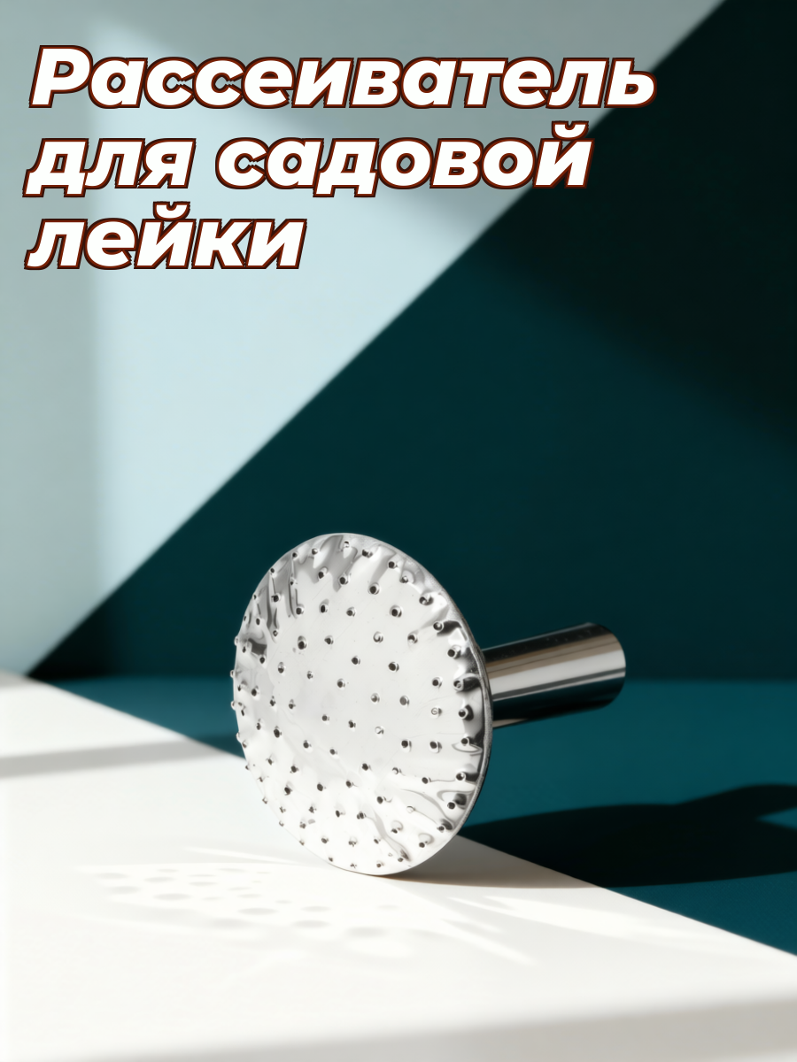 Садовый Душик Для Шланга Серебристый Цвет Размер 10.00X2.80X2.70Cm
