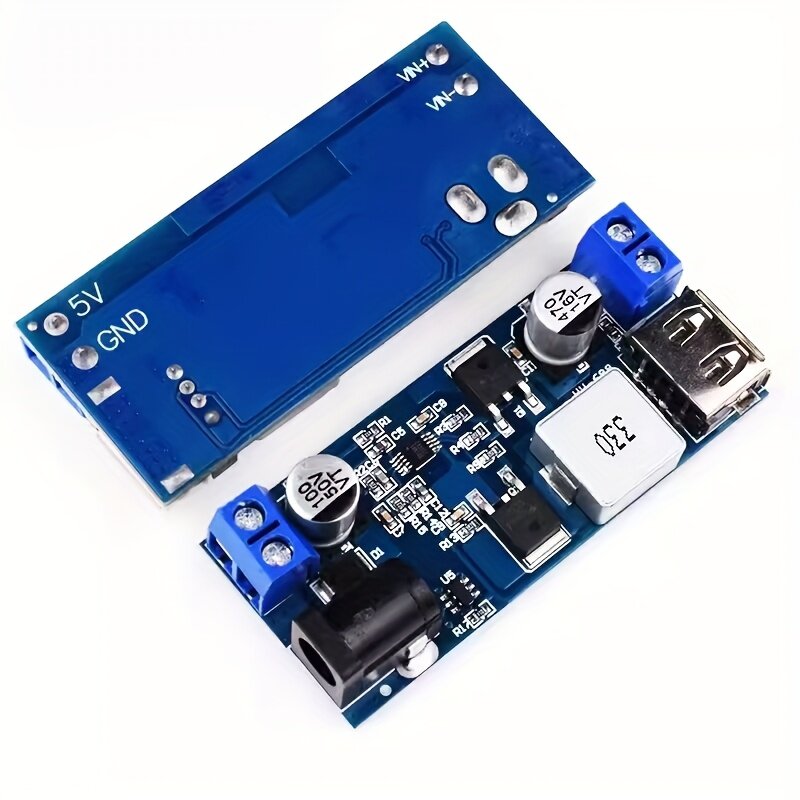 DC-DC понижающий преобразователь 24V/12V в 5V 5А, модуль питания XY-3606, 2 шт.