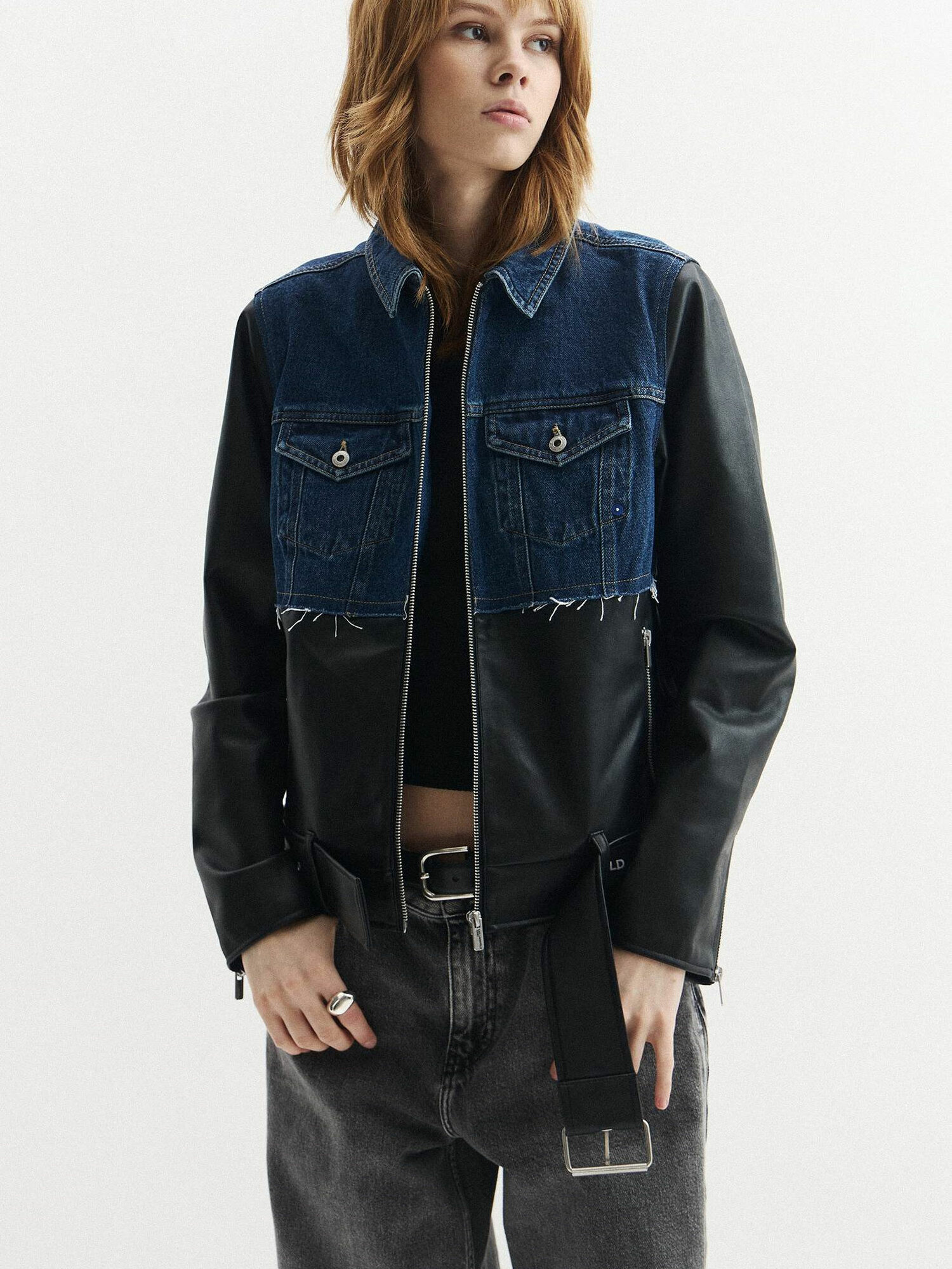 Куртка KARL LAGERFELD JEANS, размер M, синий